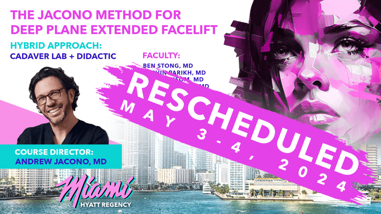 The Jacono Method for Deep Plane Extended Facelift - Bringing You The ...